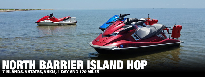 North GoM Barrier Island Hop: 7 Islands, 3 States, 3 Skis, 1 Day and ...