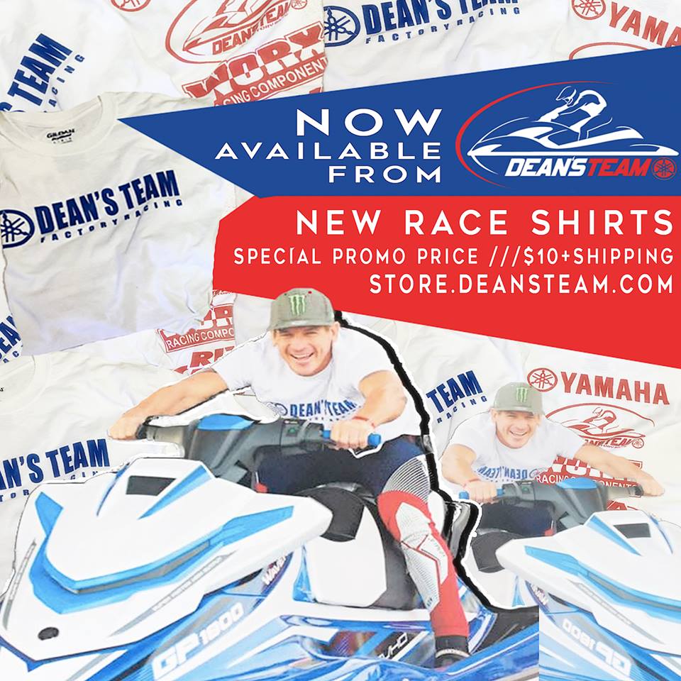 Get Your Dean's Team Racing Shirt Today - The Watercraft Journal | the ...