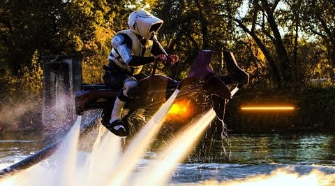 Case of The Mondays: Star Wars Fans Recreate Speederbike Battle With ...