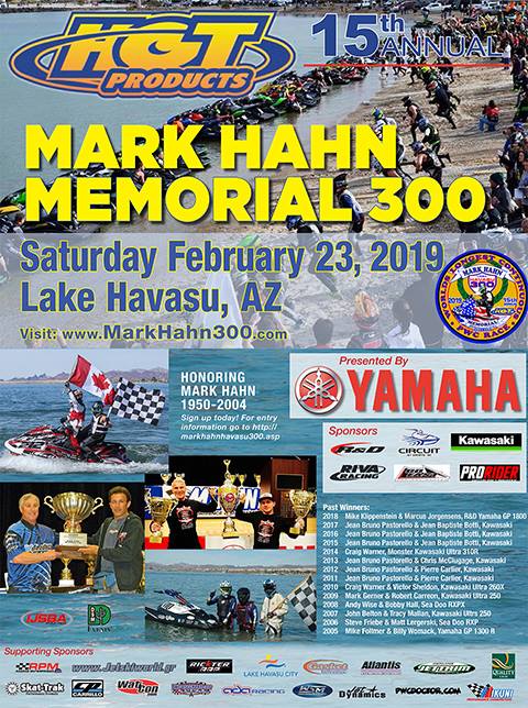 Entries Open For 2019 Mark Hahn Memorial 300 - The Watercraft Journal ...