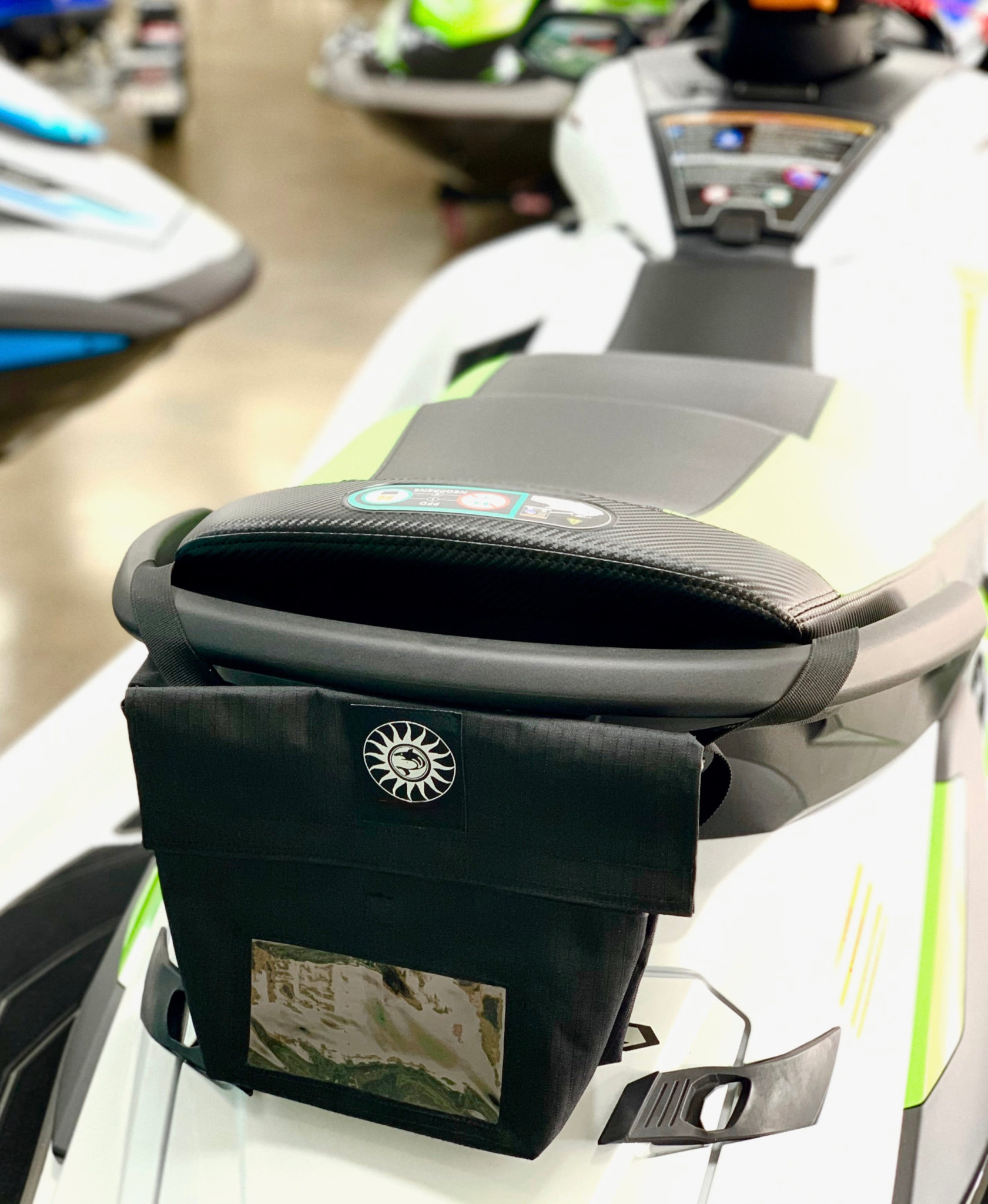 JetCast Storage Options for PWC Fishing: Saddlebags and Handlebar Tote ...